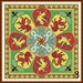 Antique Square Pillow Square Tapestry Square Rug Antique - Etsy