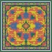 Antique Square Pillow, Square Tapestry, Square Rug Antique Dragons ...