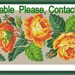 Berlin Woolwork Pink Roses Floral Border Panel Cross Stitch PDF Pattern ...