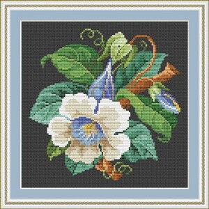 Berlin Woolwork Roses Bouquet 4 And/or Antique Bouquet 5 Cross Stitch ...