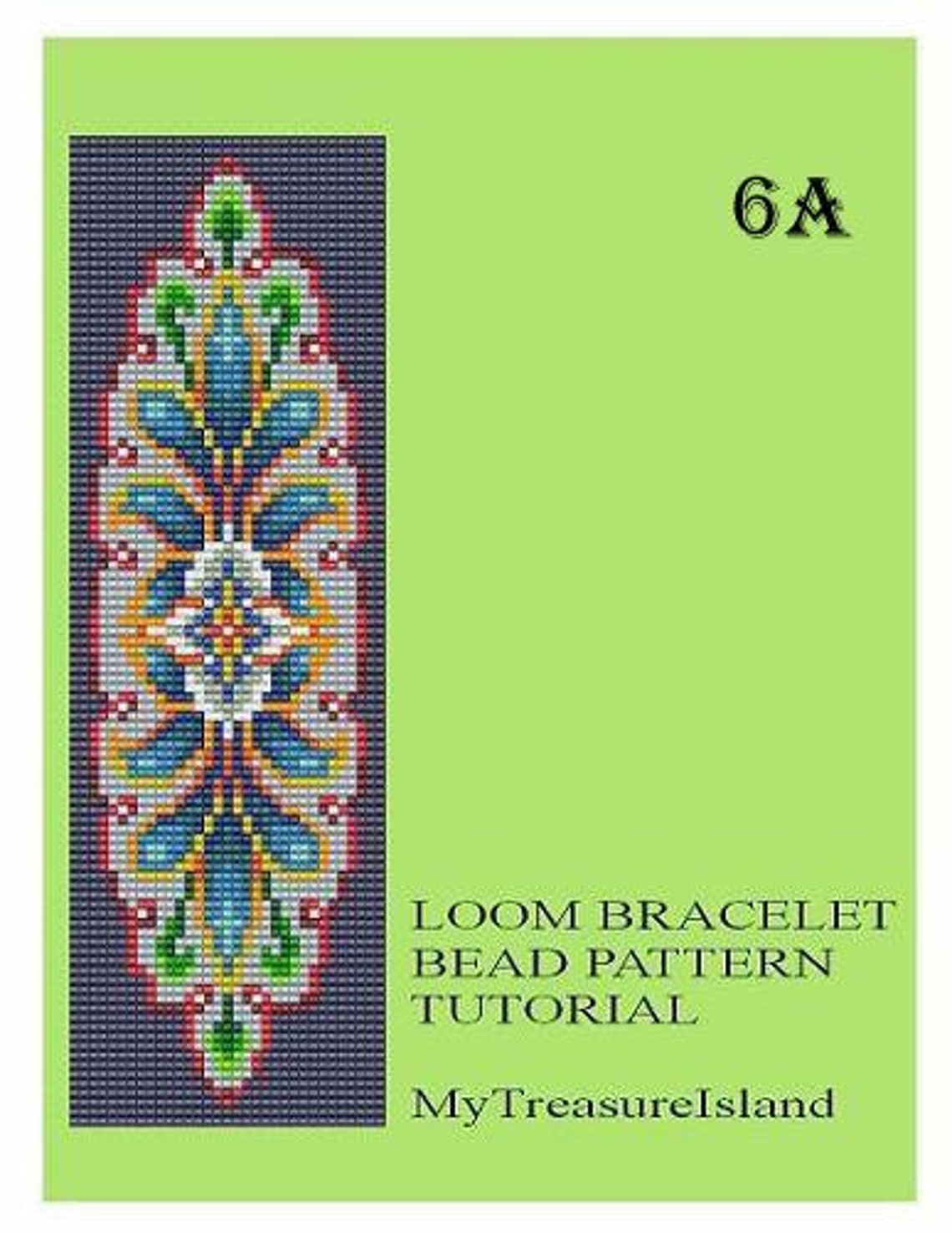 Bead Loom Vintage Motif 5, 6, 6A, 7 Multi-color Bracelet Patterns PDF ...