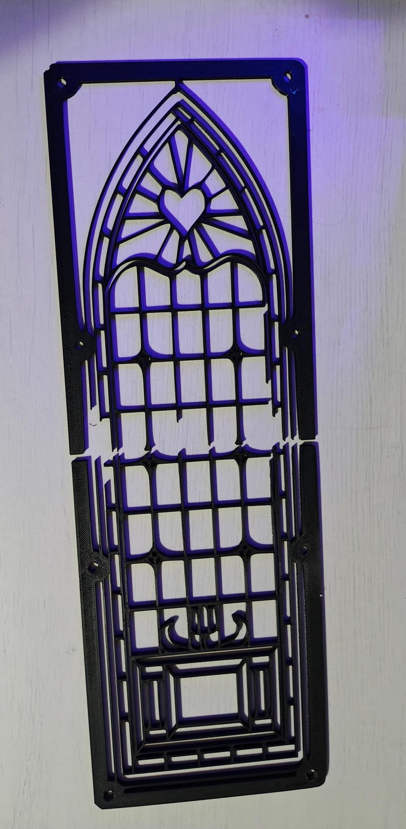 Gothic Heart Stained Glass PC Fan Grill | Gaming Decor, Cute PC Case ...