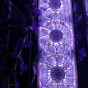 Elegant Stained Glass PC Fan Grill | Gaming Decor, Cute PC Case Mod ...