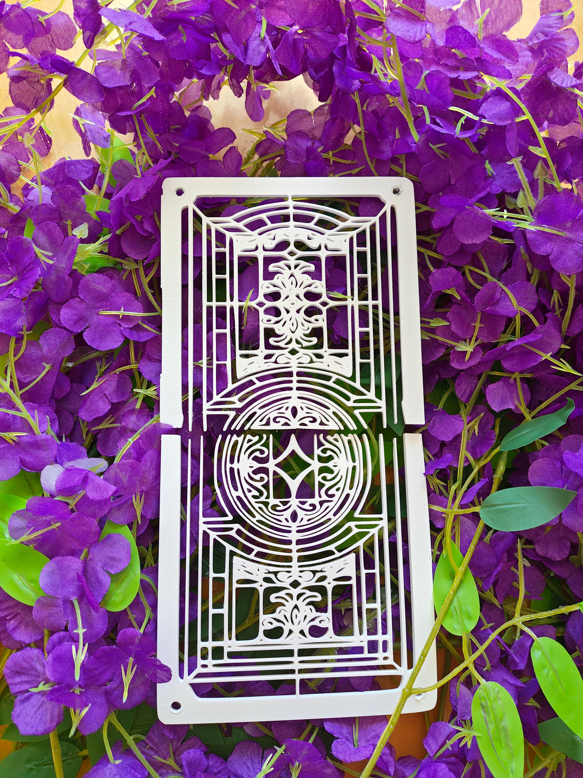 Elegant Stained Glass PC Fan Grill | Gaming Decor, Cute PC Case Mod ...
