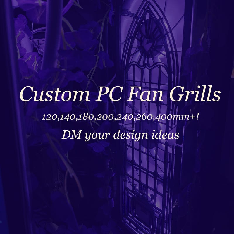 Custom Pc Fan Grill 240 - Etsy