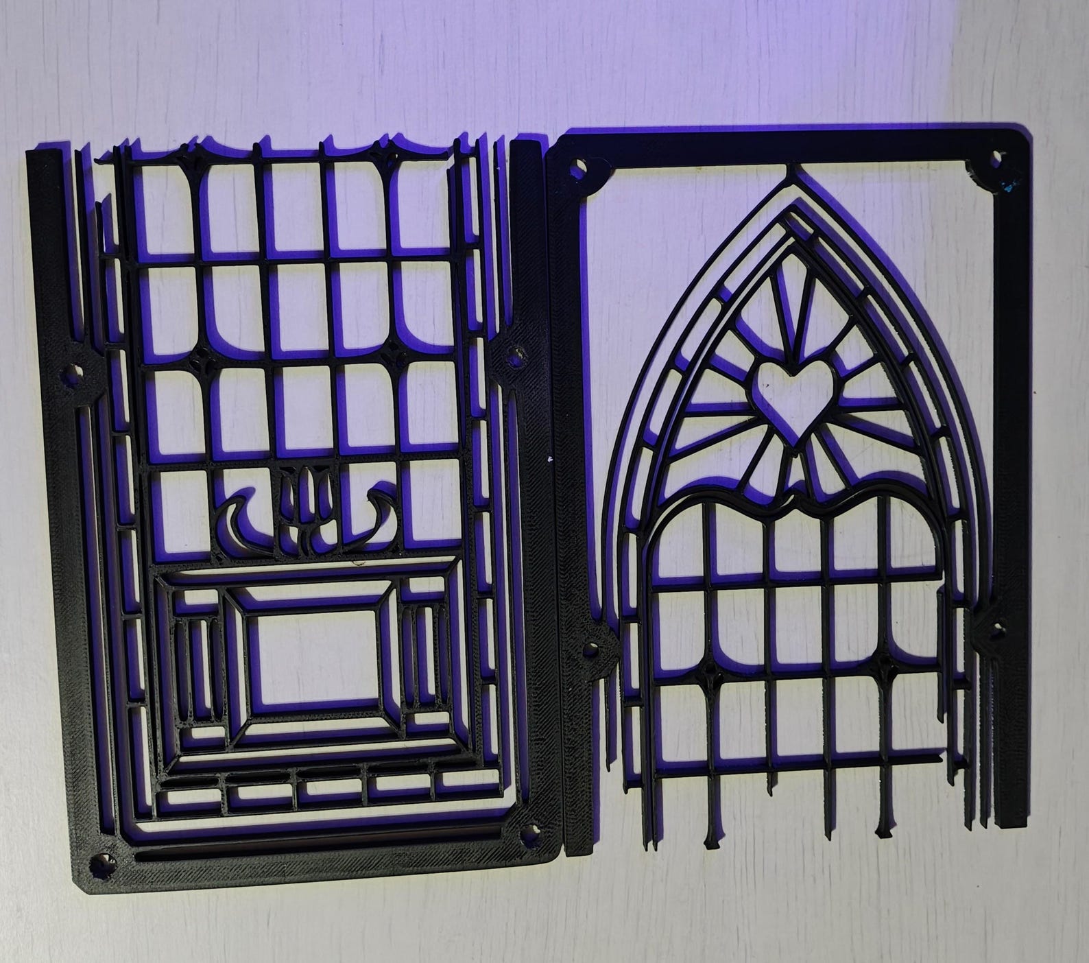 Gothic Heart Stained Glass PC Fan Grill | Gaming Decor, Cute PC Case ...