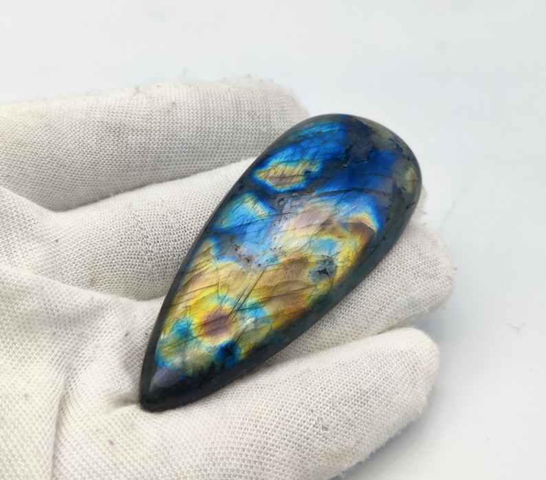 AAA+ Grade Quality Multi Rare Fire Labradorite Gemstone Fabulous Colour ...