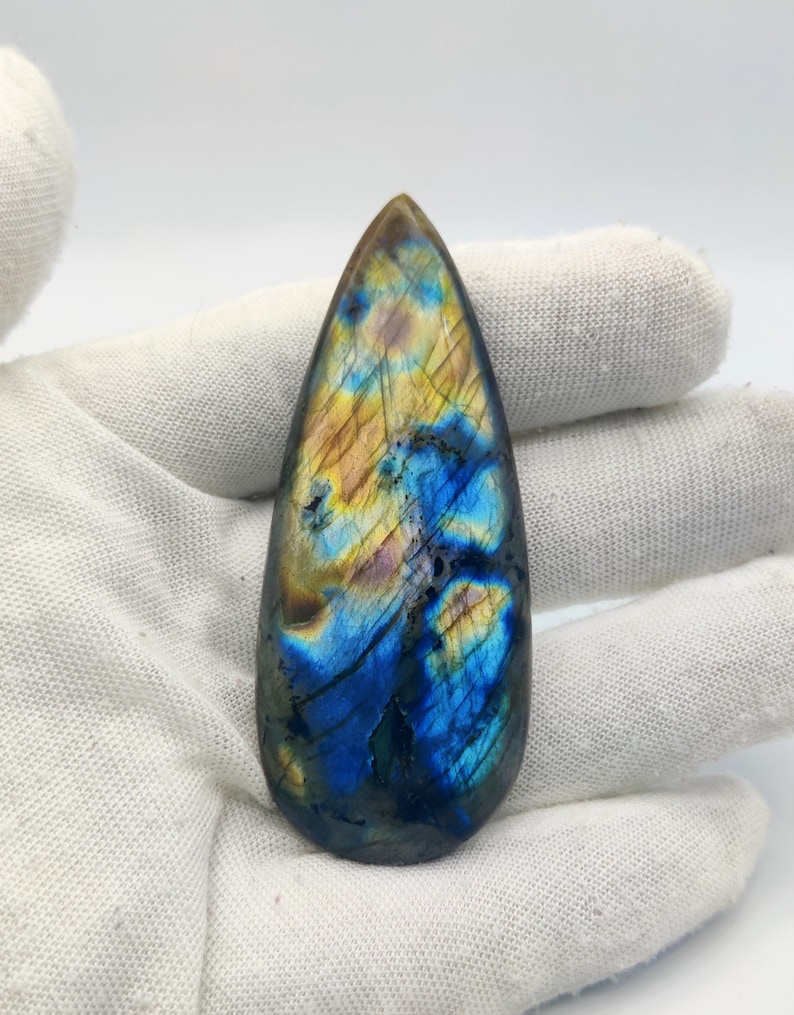 AAA+ Grade Quality Multi Rare Fire Labradorite Gemstone Fabulous Colour ...