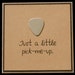 Pick Me up Guitar Greeting Card With Guitar Pick - Etsy