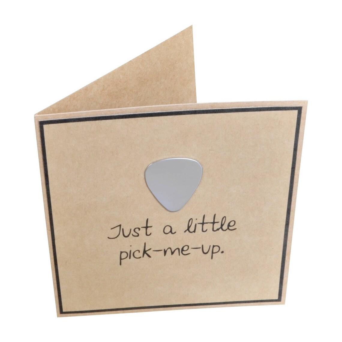 Pick Me up Guitar Greeting Card With Guitar Pick | Etsy