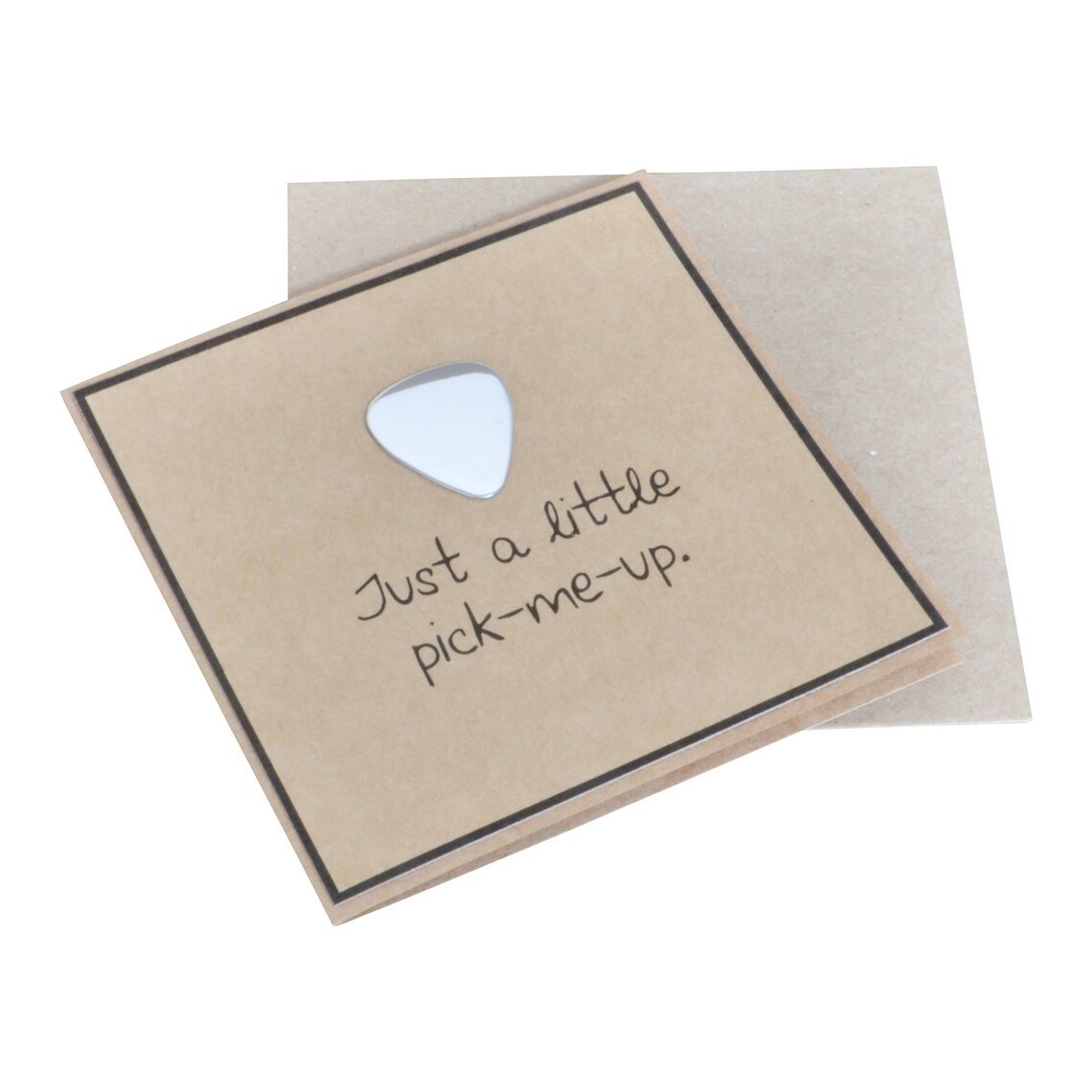 Pick Me up Guitar Greeting Card With Guitar Pick | Etsy