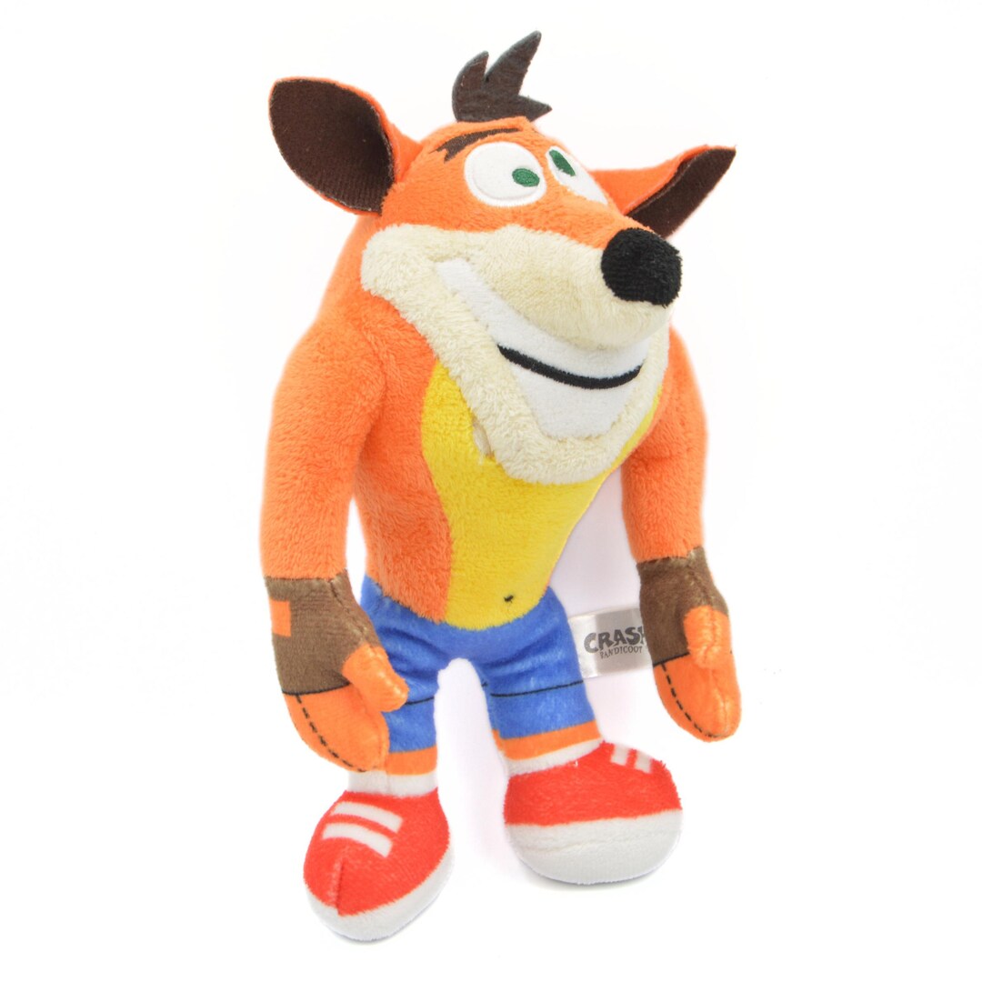 Vintage Crash Bandicoot Plush Toy Original Crash Bandicoot Stuffed ...