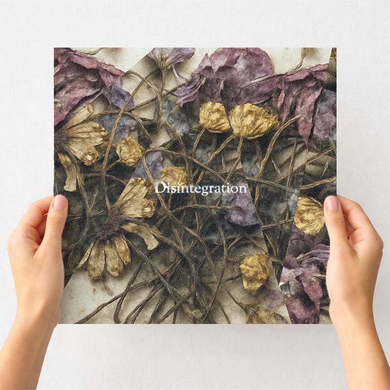 The Cure Disintegration Album Cover Art Print – 12x12 Music Poster ...