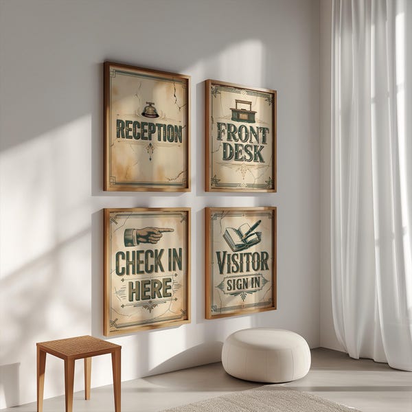 Front Desk Check in Sign - Etsy