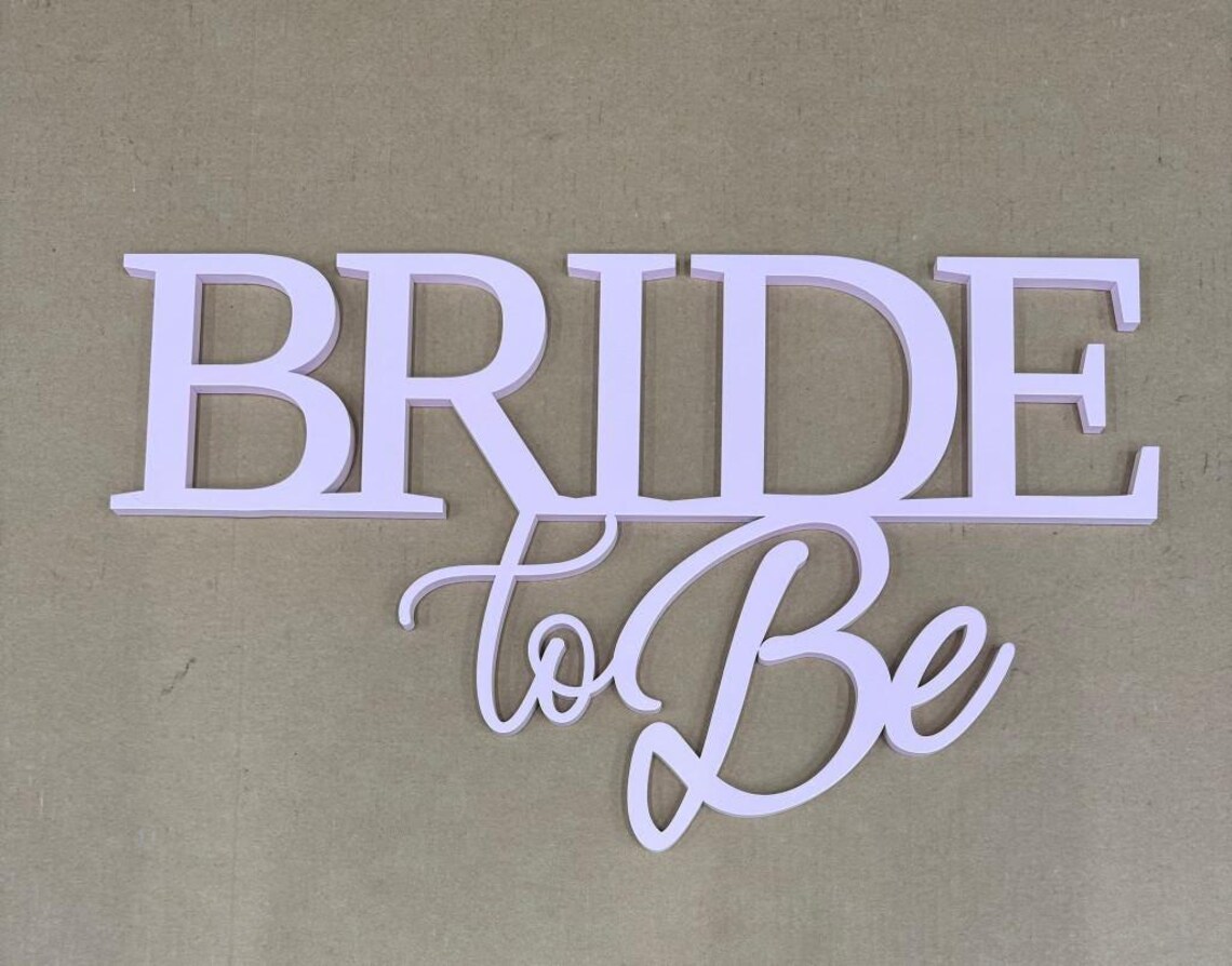 Bride to Be Sign for Bridal Shower Backdrop Wall Decorations, Wooden ...
