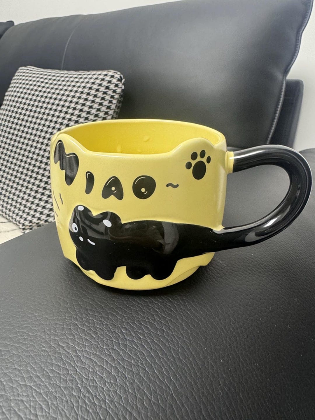 Handcrafted Ceramic Cat Mug, Whimsical 3D Animal Coffee Cup - Etsy