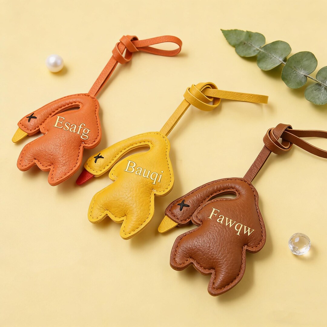Personalized Roast Duck Keychain, Custom Name Food Keyring, Cute Funny ...
