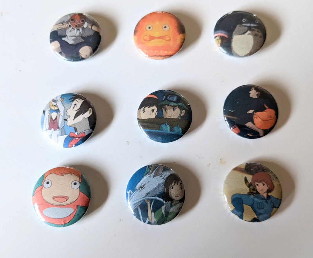 Studio Ghibli 1 Buttons - Etsy