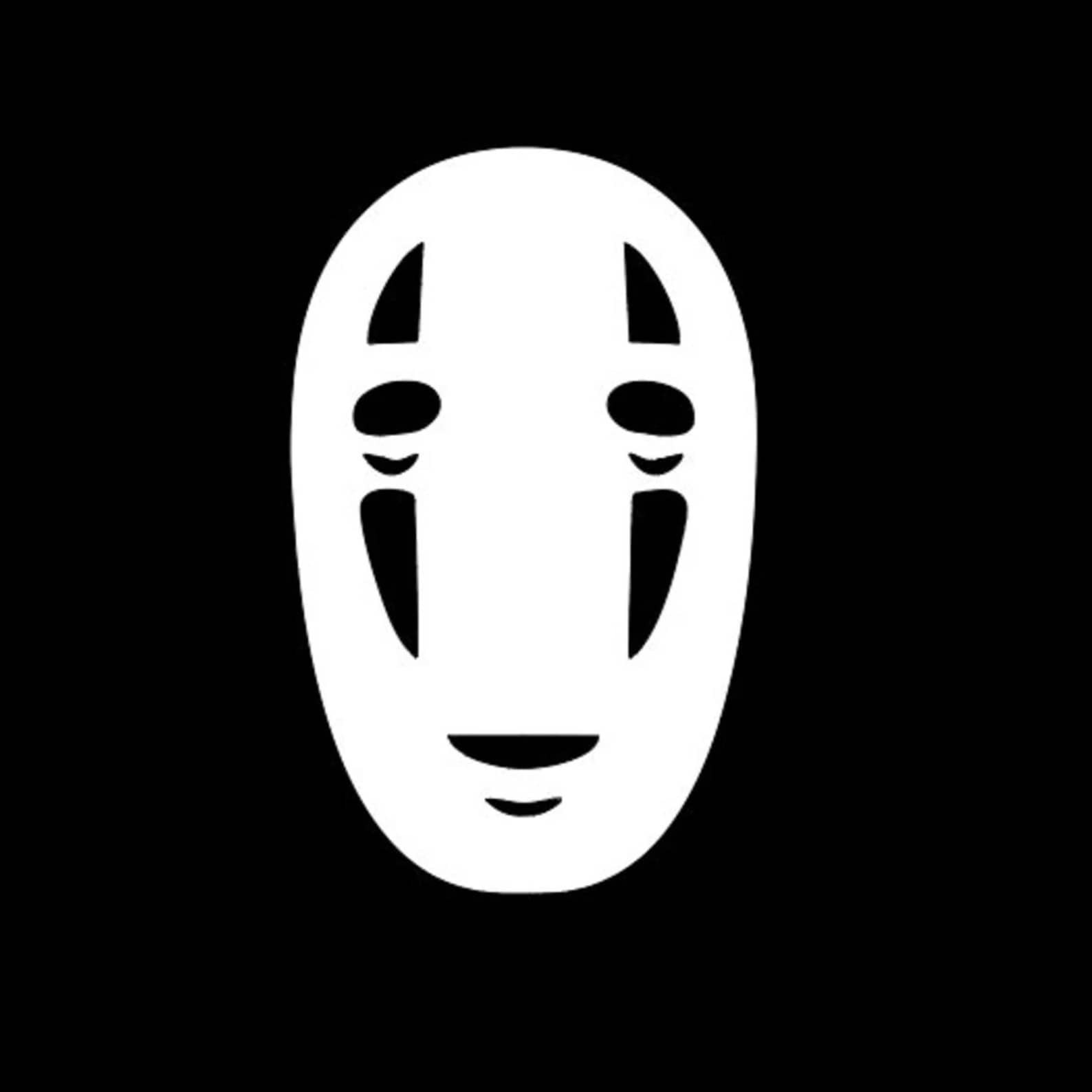 No Face Inspired Decal - Etsy