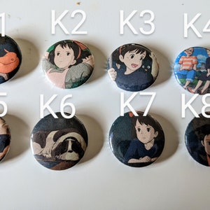 Studio Ghibli 1 Buttons - Etsy