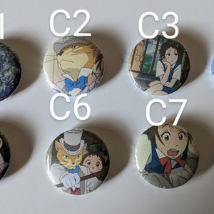 Studio Ghibli 1 Buttons - Etsy