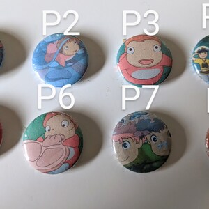 Studio Ghibli 1 Buttons - Etsy