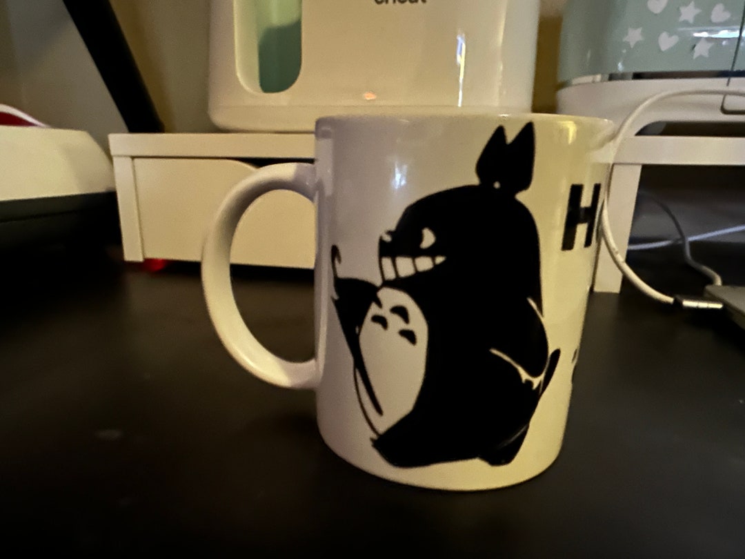 Totoro Inspired Mug Marching Totoros Hey Lets Go get Coffee - Etsy
