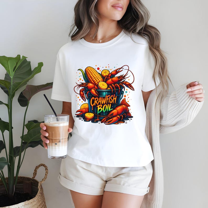 Crawfish Boil PNG | Cajun Seafood Party Clipart, Summer Sublimation ...