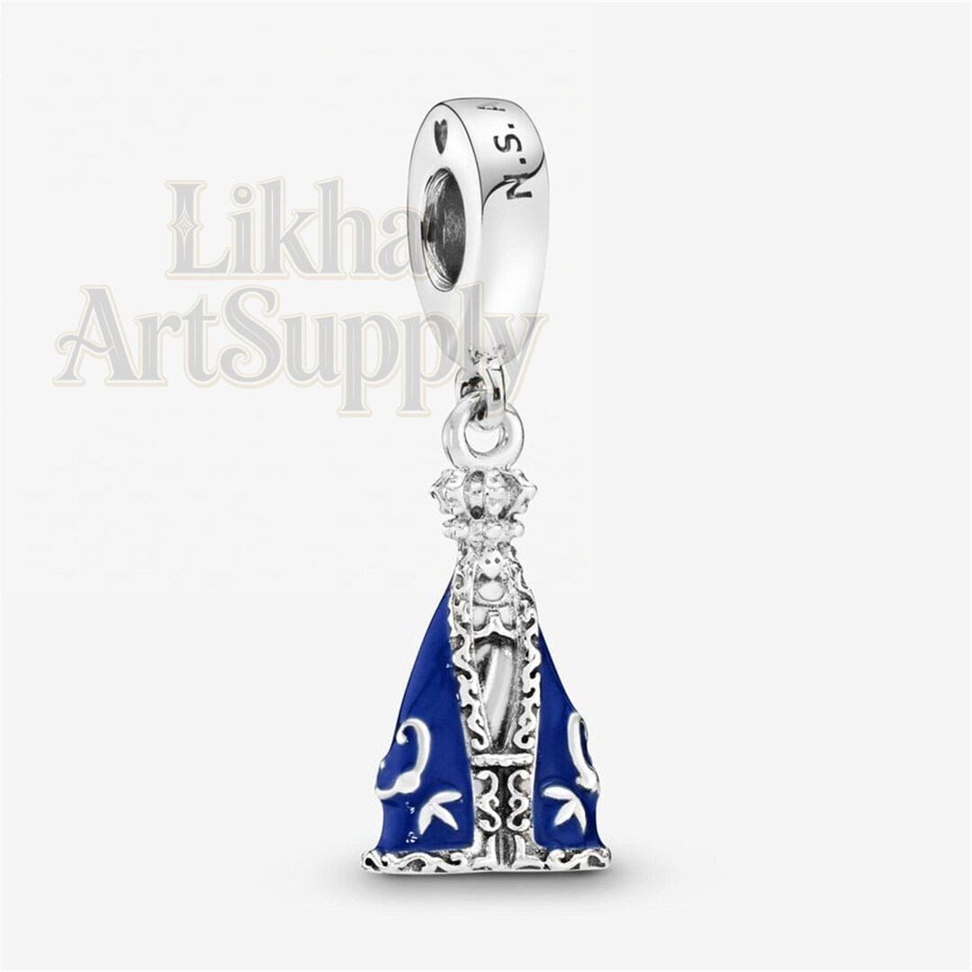 Nossa Senhora Aparecida Dangle Charm, S925 Sterling Silver Charm ...