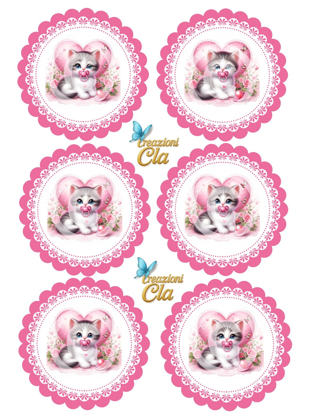Printable Labels for Birth, Baptism, Baby Shower - Etsy