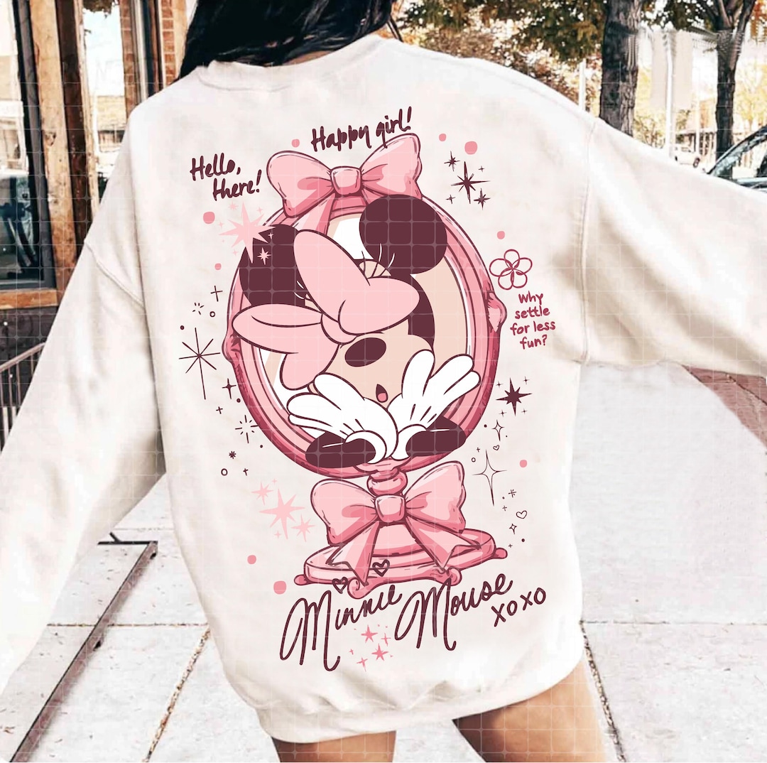 Coquette Pink Bow Minnie Png Minnie Mouse Png Cute Girly Png Designs ...