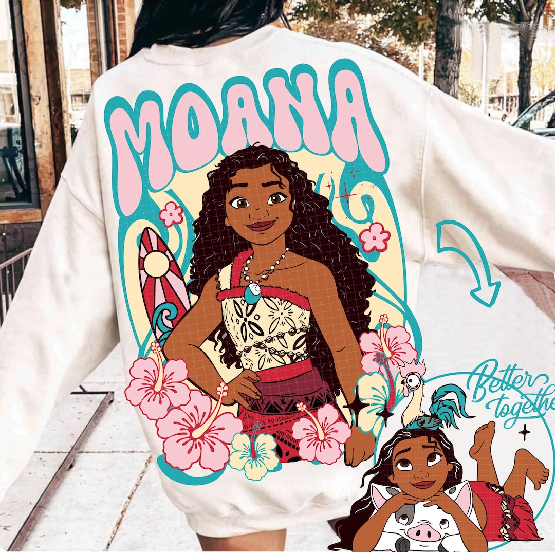 Moana Png, Princess Moana & Friends Png, Png for Girl, Sublimation ...