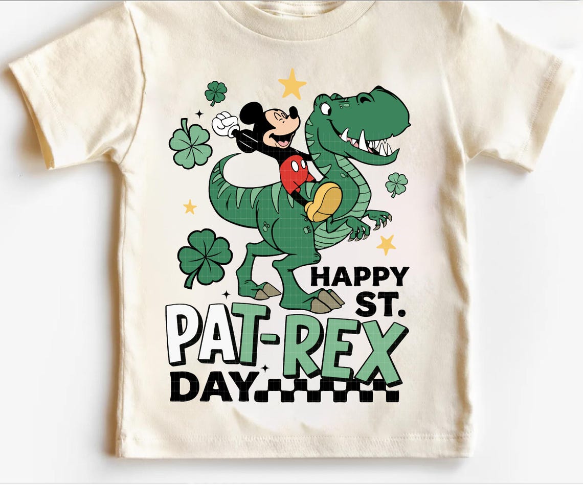 Happy St.pat-rex Day PNG, Dinosaur St. Patricks Day Png, T-rex St ...