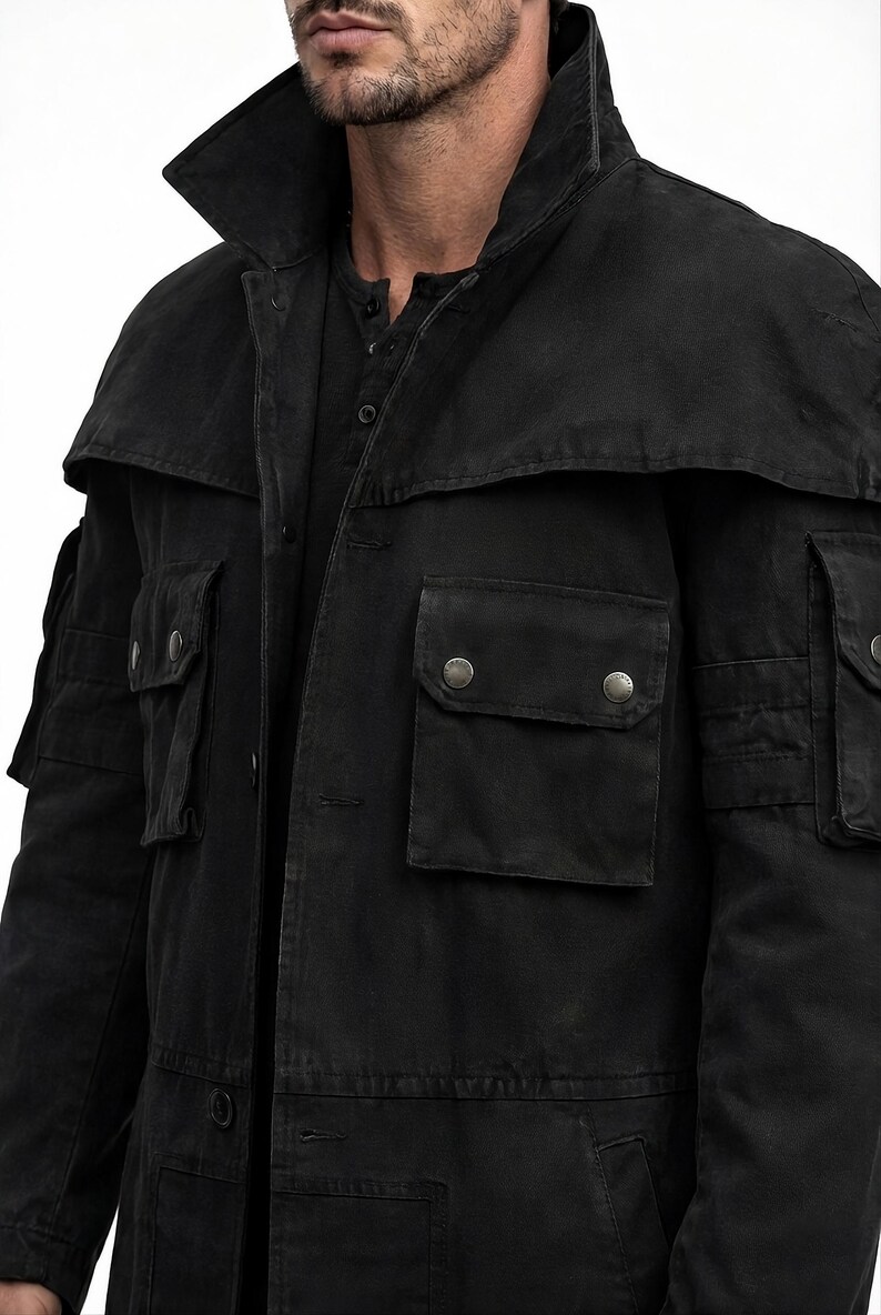 Fallout New Vegas Elite Riot Gear Ranger Duster, NCR Ranger Cosplay ...