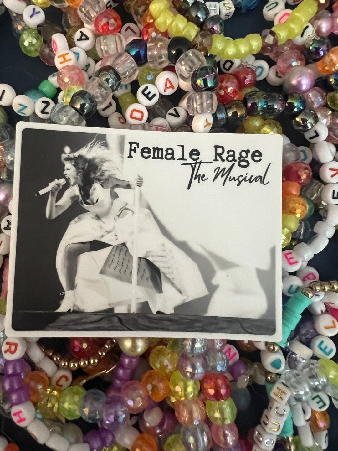 Female Rage the Musical Sticker, the Eras Tour Sticker, Taylor Swift ...