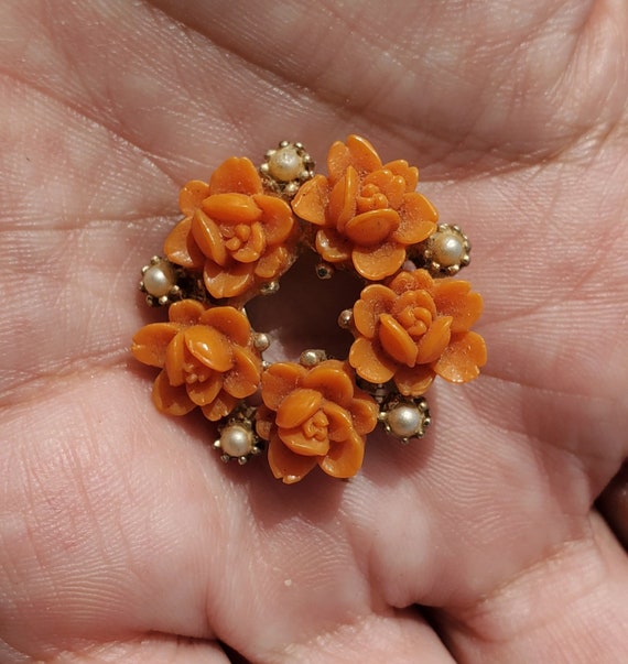 Celluloid brooch - Gem