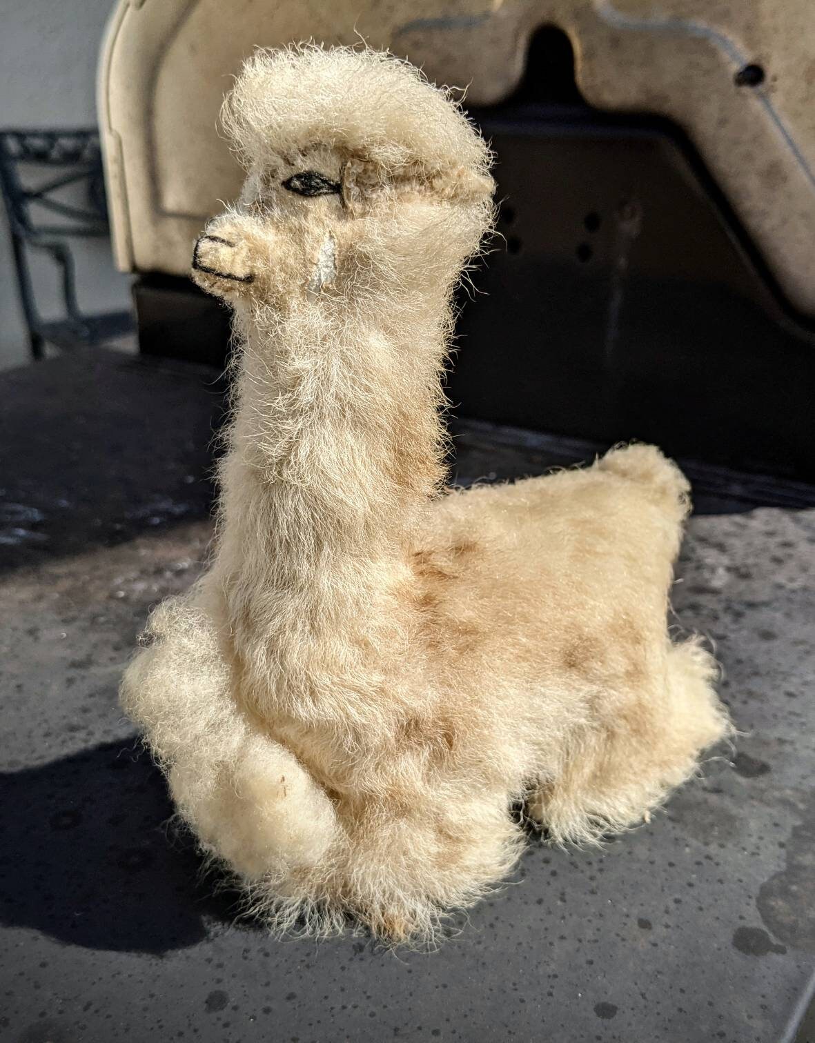 Vintage Llama Figurine - Etsy
