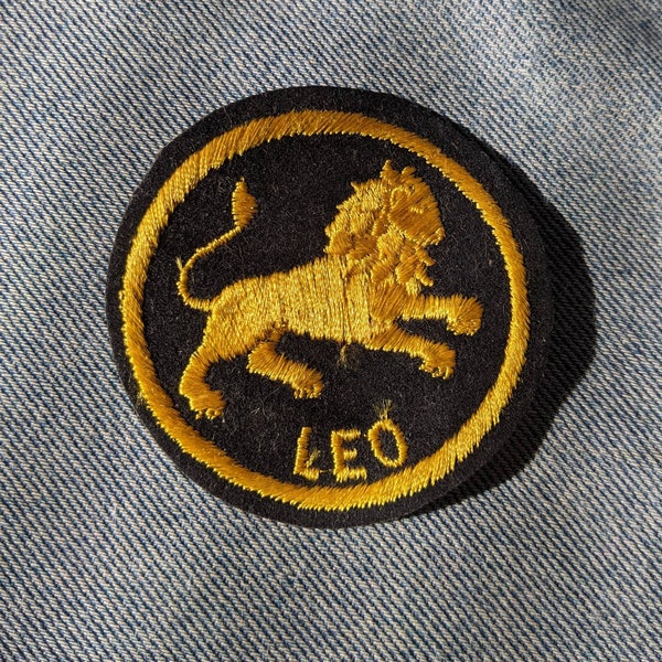Leo Name Patch - Etsy