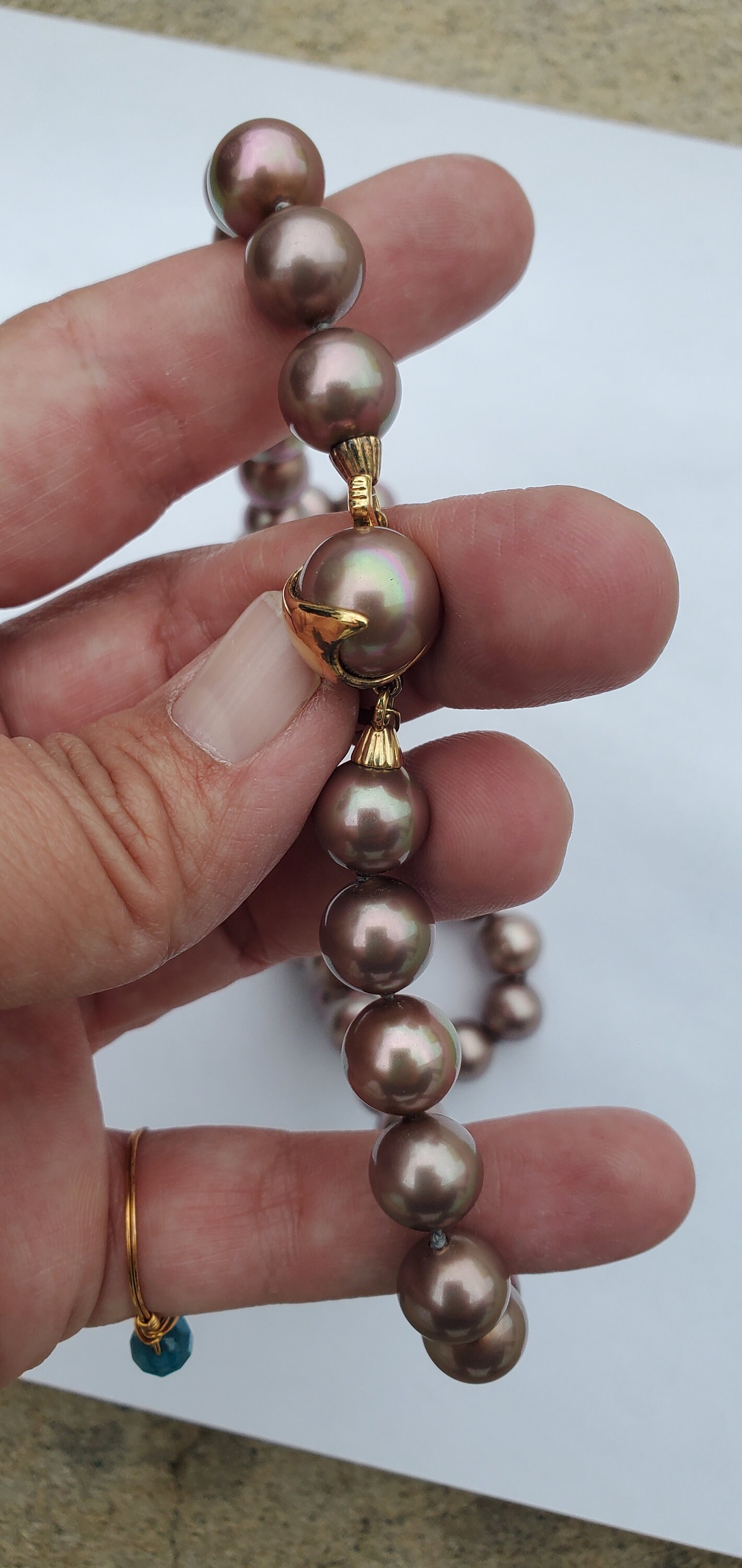 Stunning Majorica Pearl Necklace - Etsy