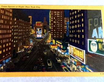 Times Square Postcard - Etsy