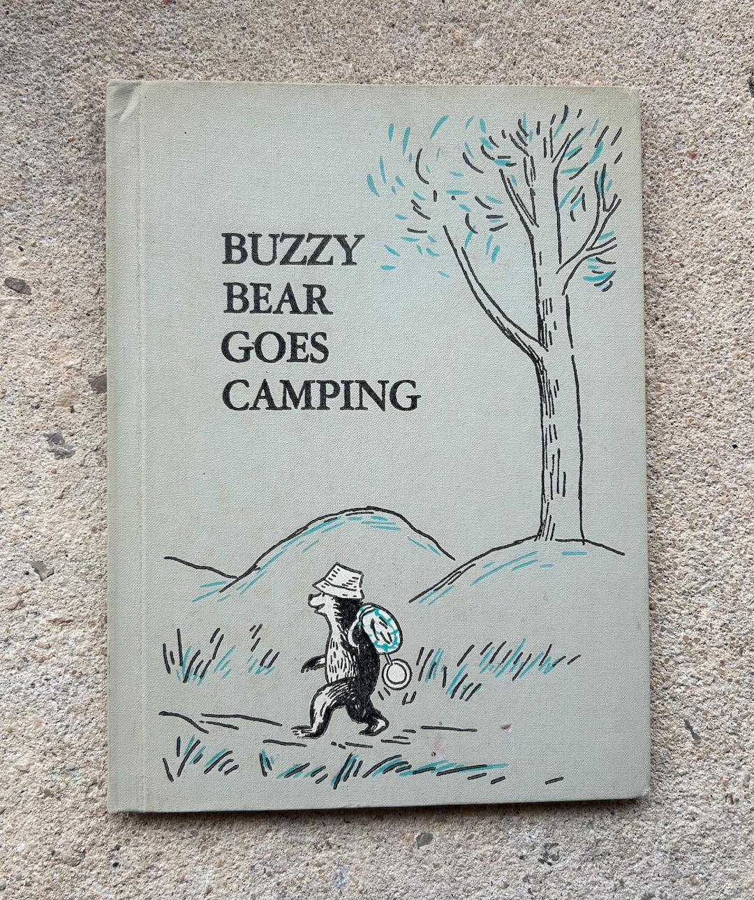 Vintage “buzzy Bear Goes Camping” Book - Etsy