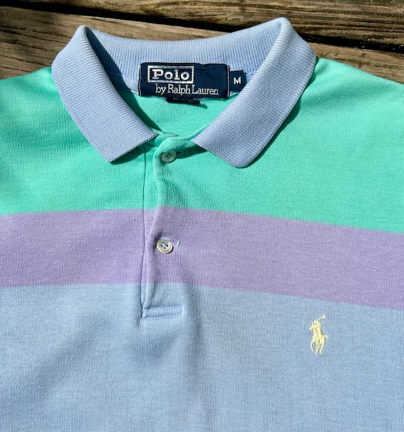 Vintage Ladies Ralph Lauren Pastel Polo - Gem