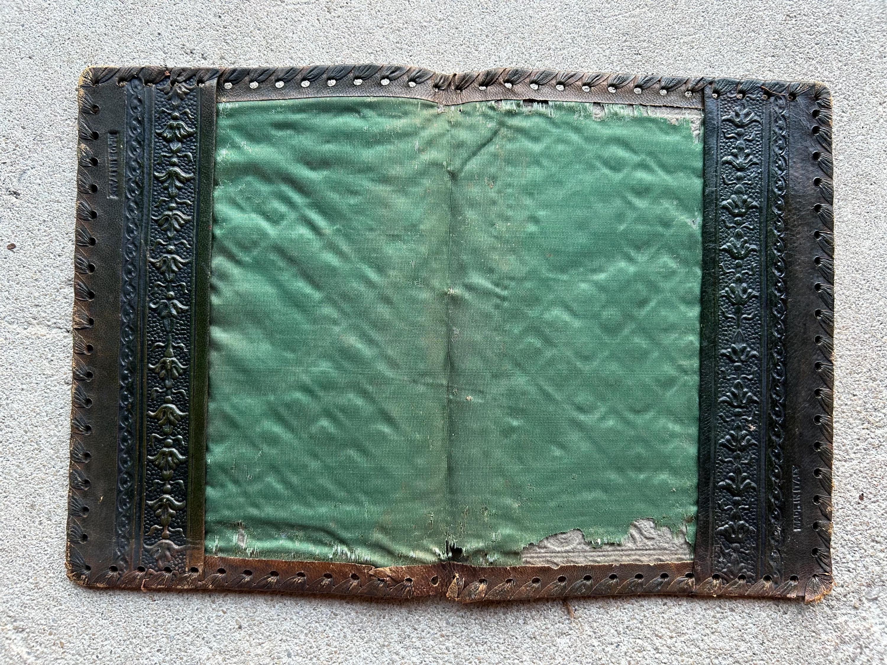 Vintage Leather Bible Cover - Etsy