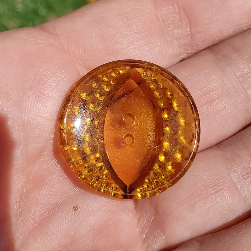 Amber Buttons - Etsy