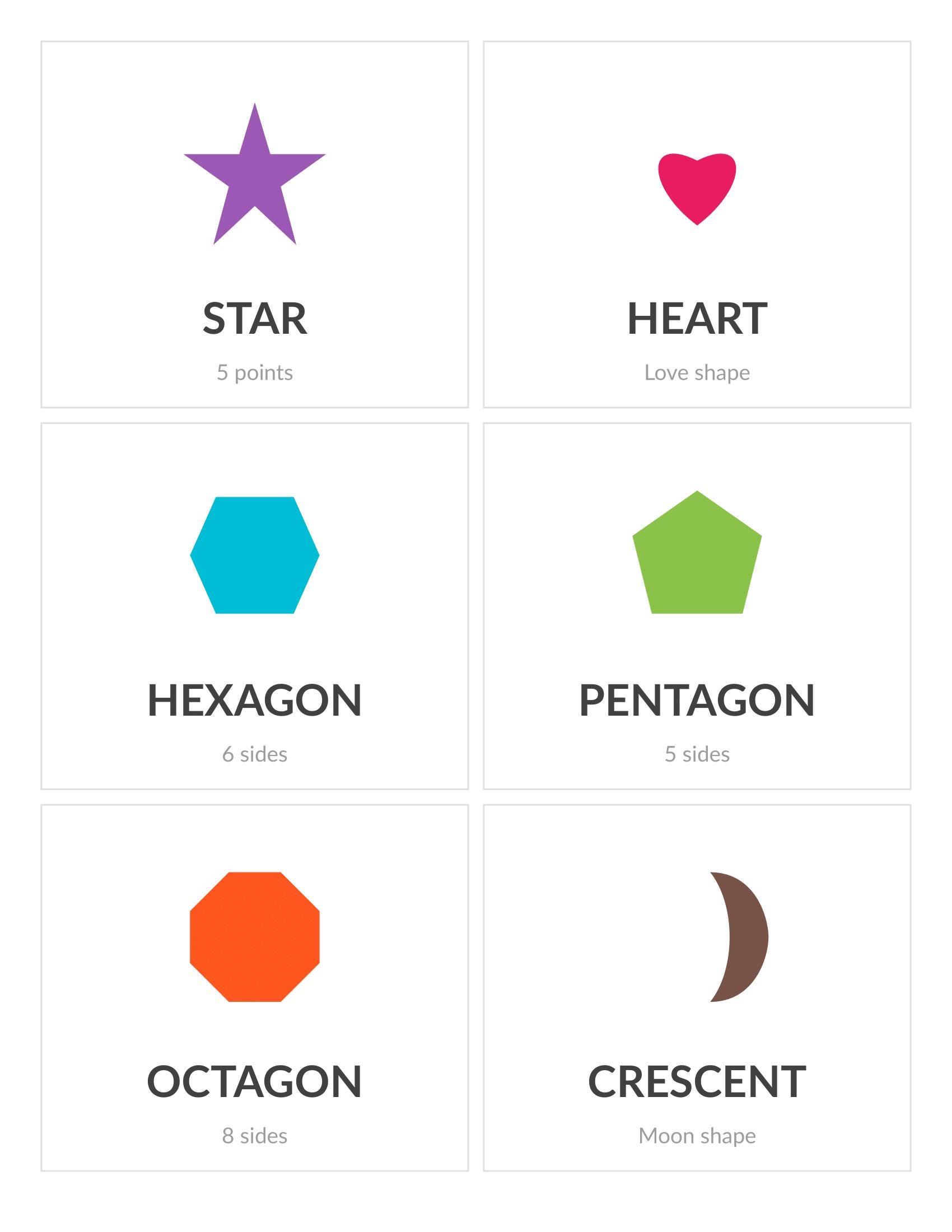 Minimalist Shapes Flashcards Printable, Homeschool Classroom Minimalist ...