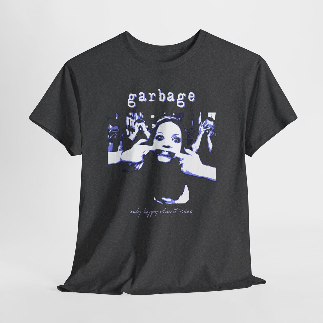 Garbage Band Tee - Vintage Grunge Photo Shirt - Etsy