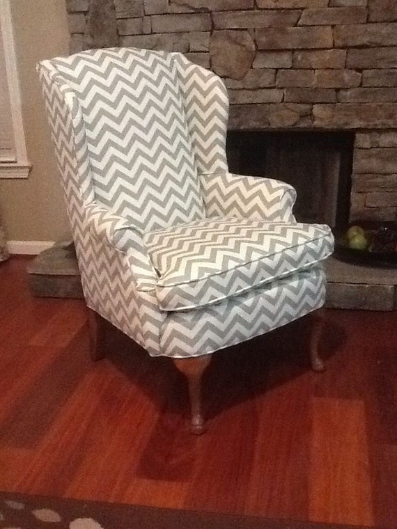 Items similar to Accent Chair - Grey Beach on Etsy