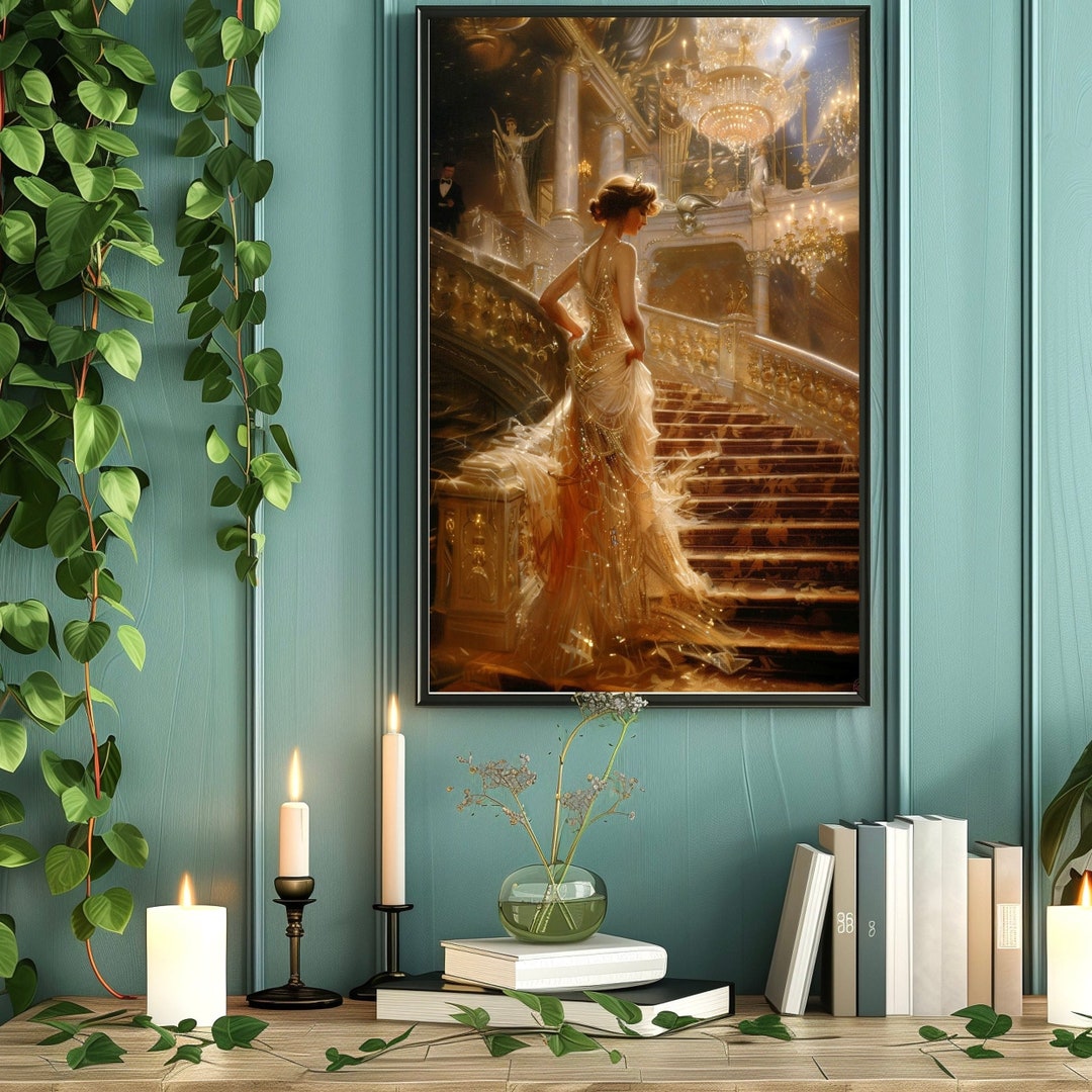 Cinderella Fairy Tale Poster Unframed Fantasy Print Art Deco Poster ...