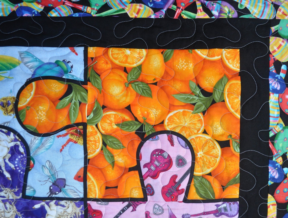 Jigsaw Quilt Pattern - Etsy Australia