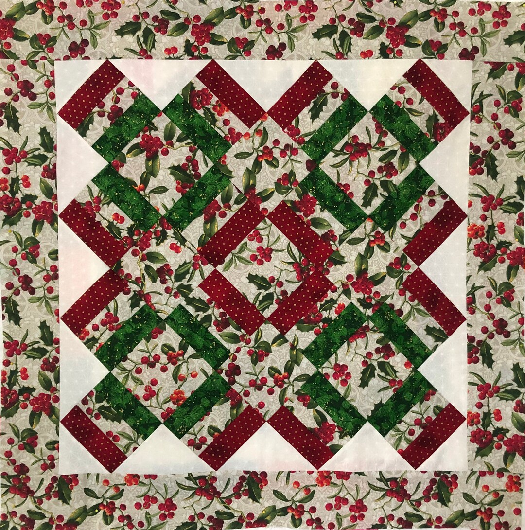 A Christmas Quilt Pattern - Etsy